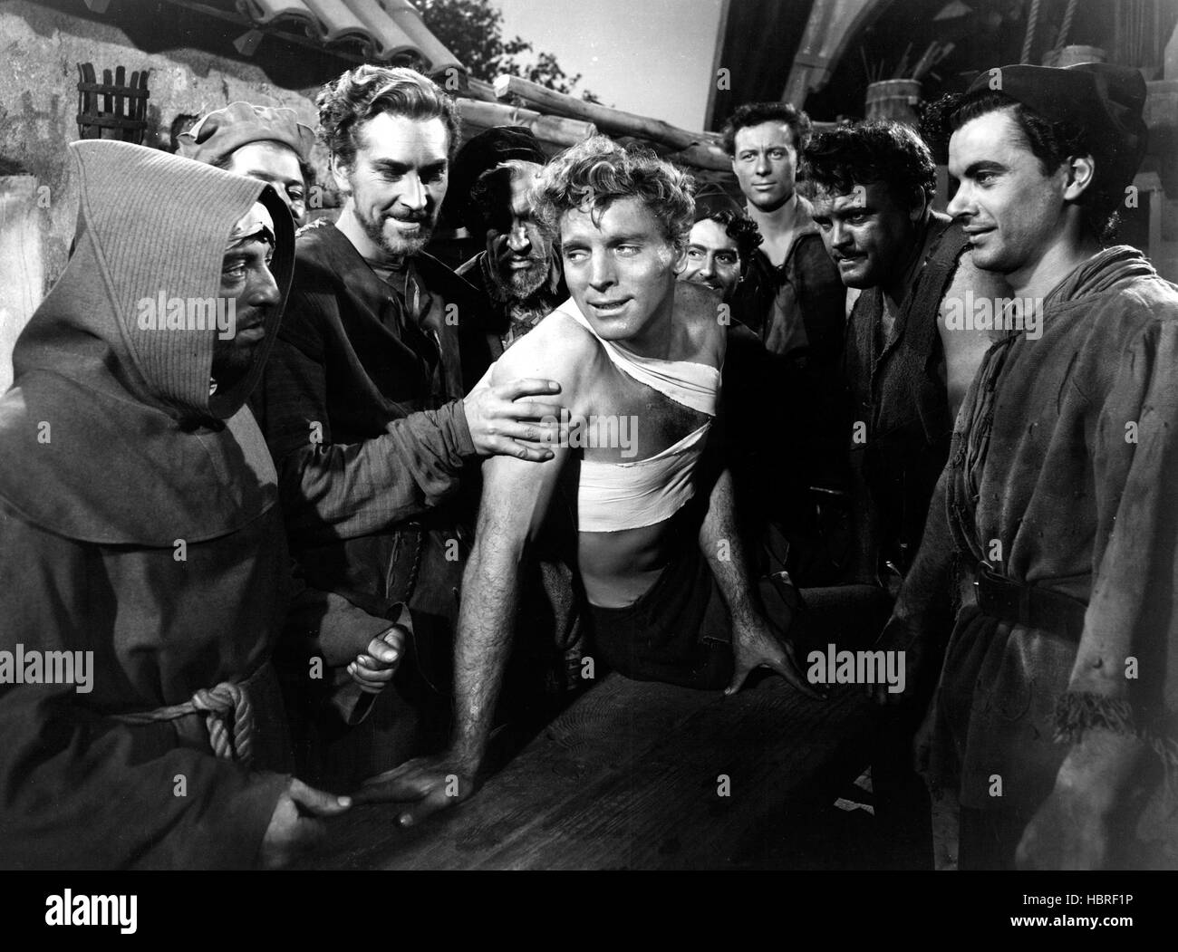 THE FLAME AND THE ARROW, Nick Cravat, Burt Lancaster, 1950 Stock Photo - Alamy