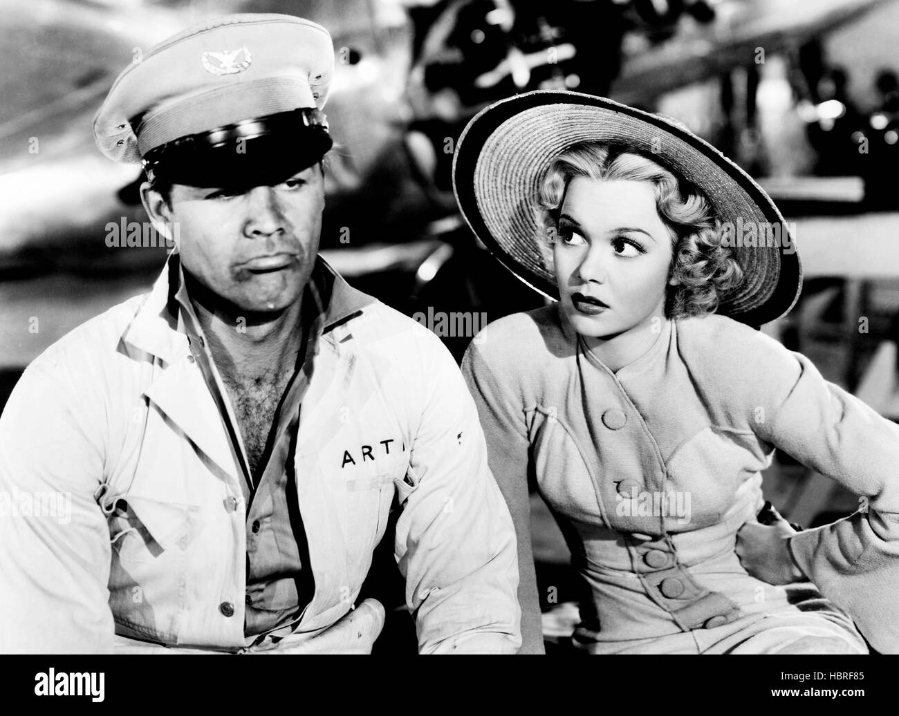 FLIGHT ANGELS, from left: Wayne Morris, Jane Wyman, 1940 Stock Photo ...