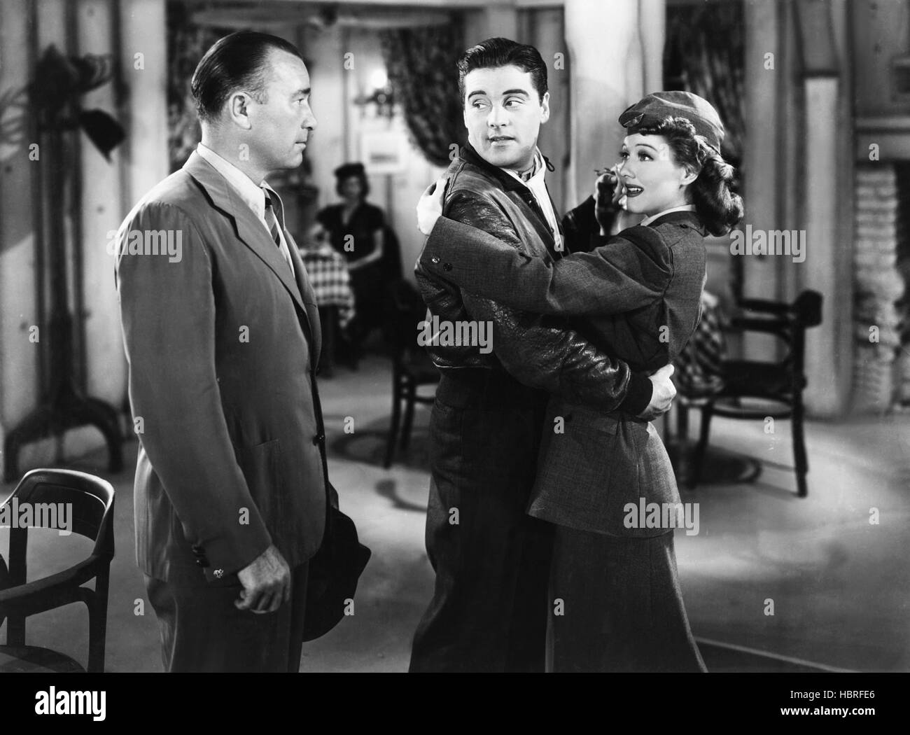 FLIGHT AT MIDNIGHT, from left, Robert Armstrong, Phil Regan, Jean ...