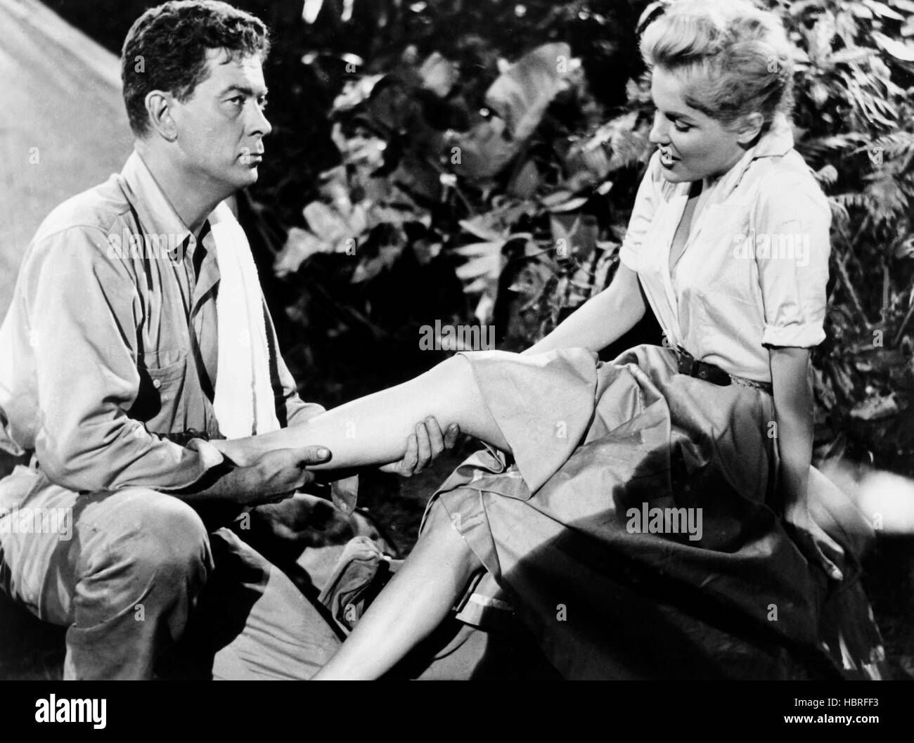 THE FLAME BARRIER, from left, Arthur Franz, Kathleen Crowley, 1958 ...