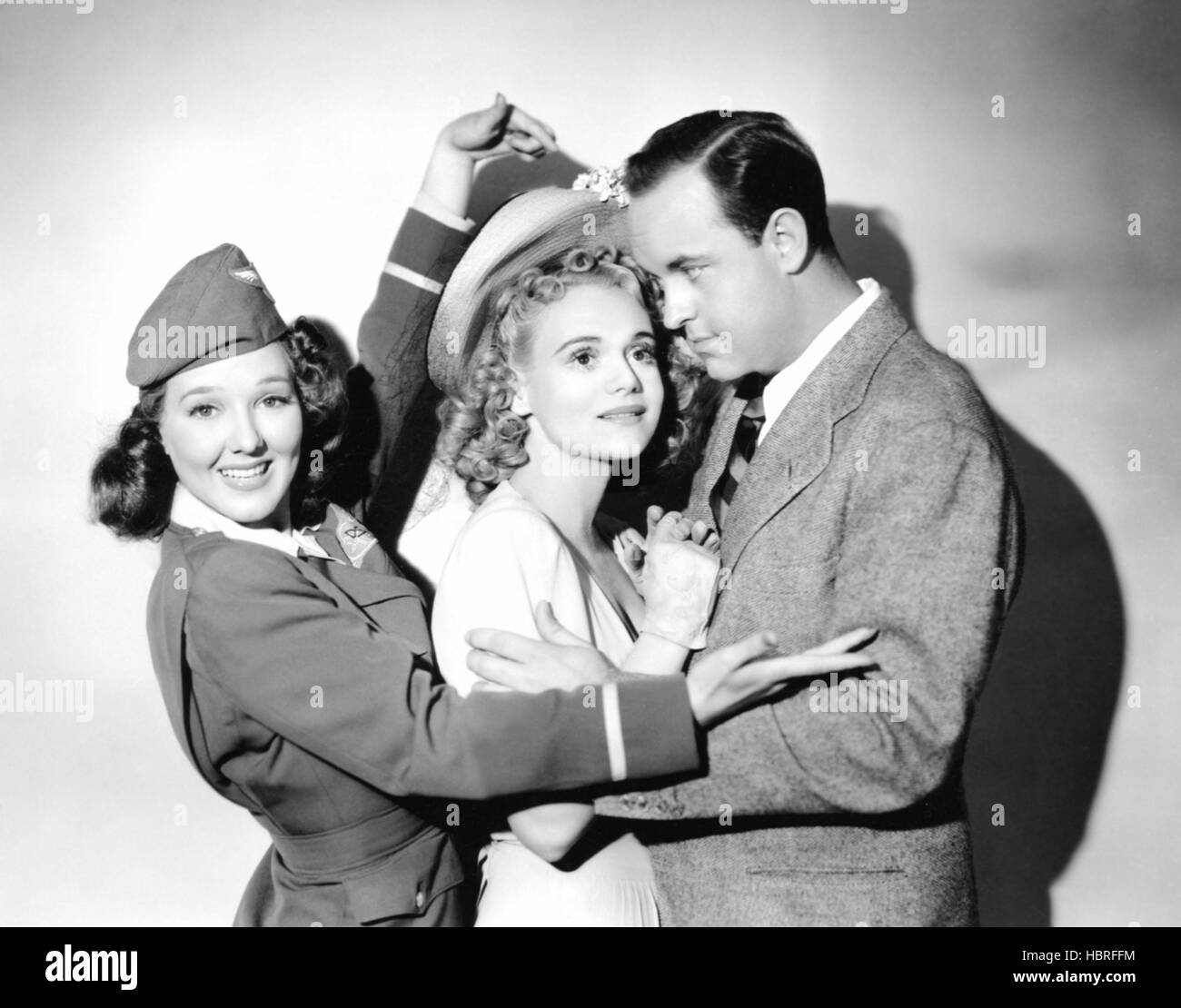 FLYING BLIND, Jean Parker, Marie Wilson, Grady Sutton, 1941 Stock Photo ...