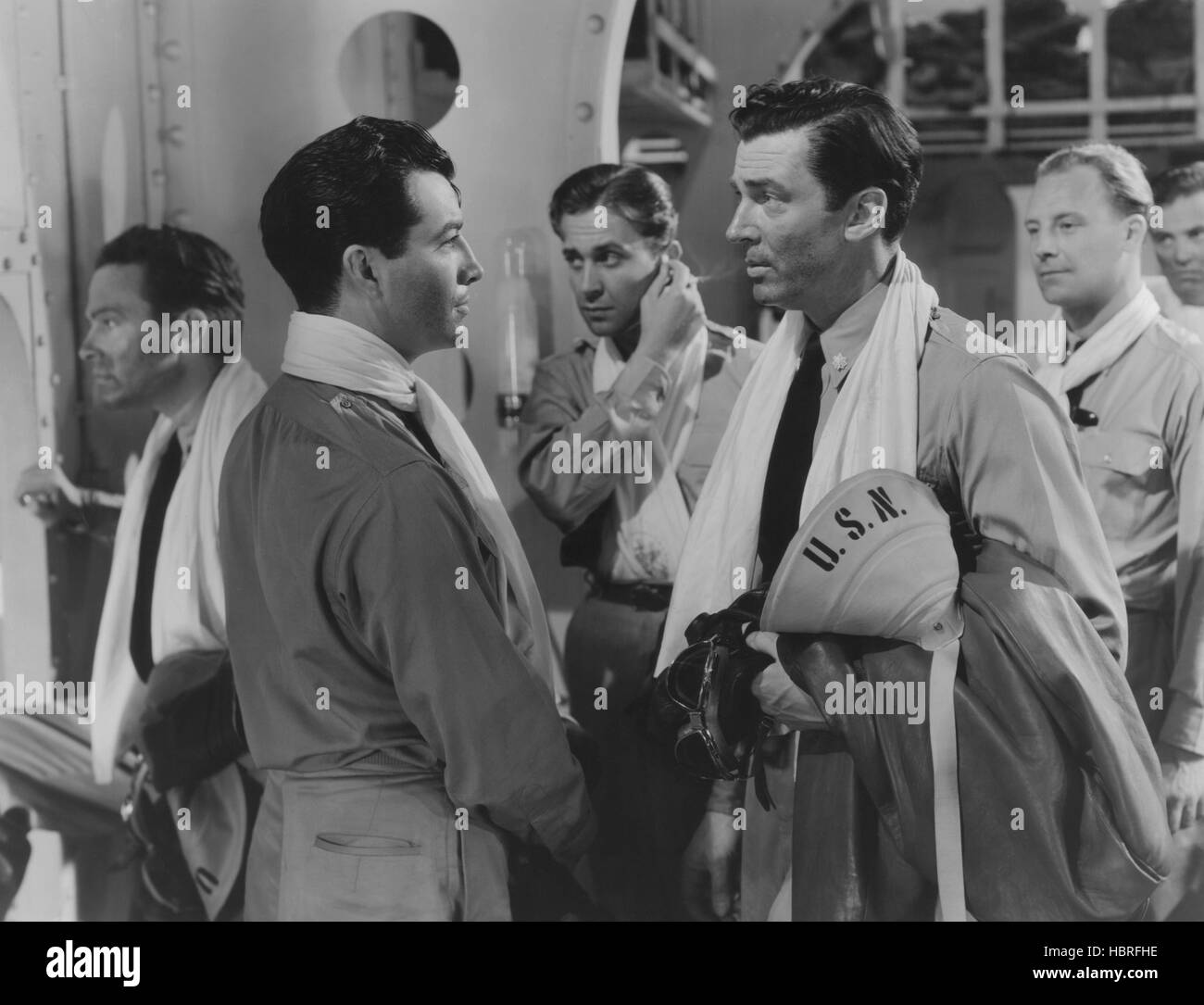 FLIGHT COMMAND, front from left: Robert Taylor, Walter Pidgeon, 1940 ...