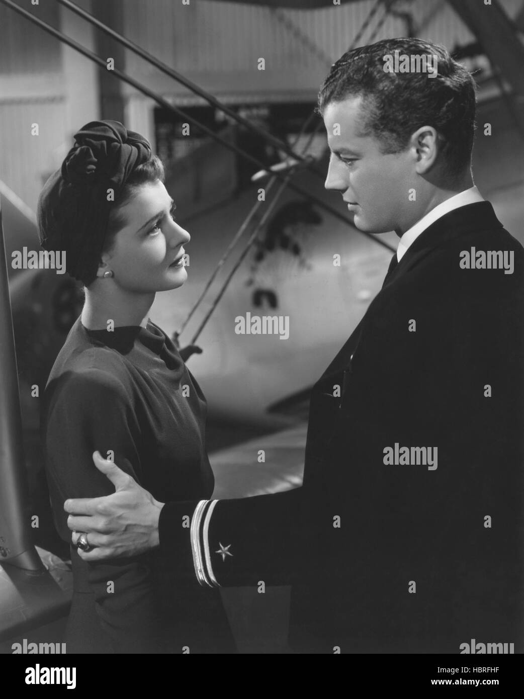 FLIGHT COMMAND, from left: Ruth Hussey, Shepperd Strudwick, 1940 Stock ...