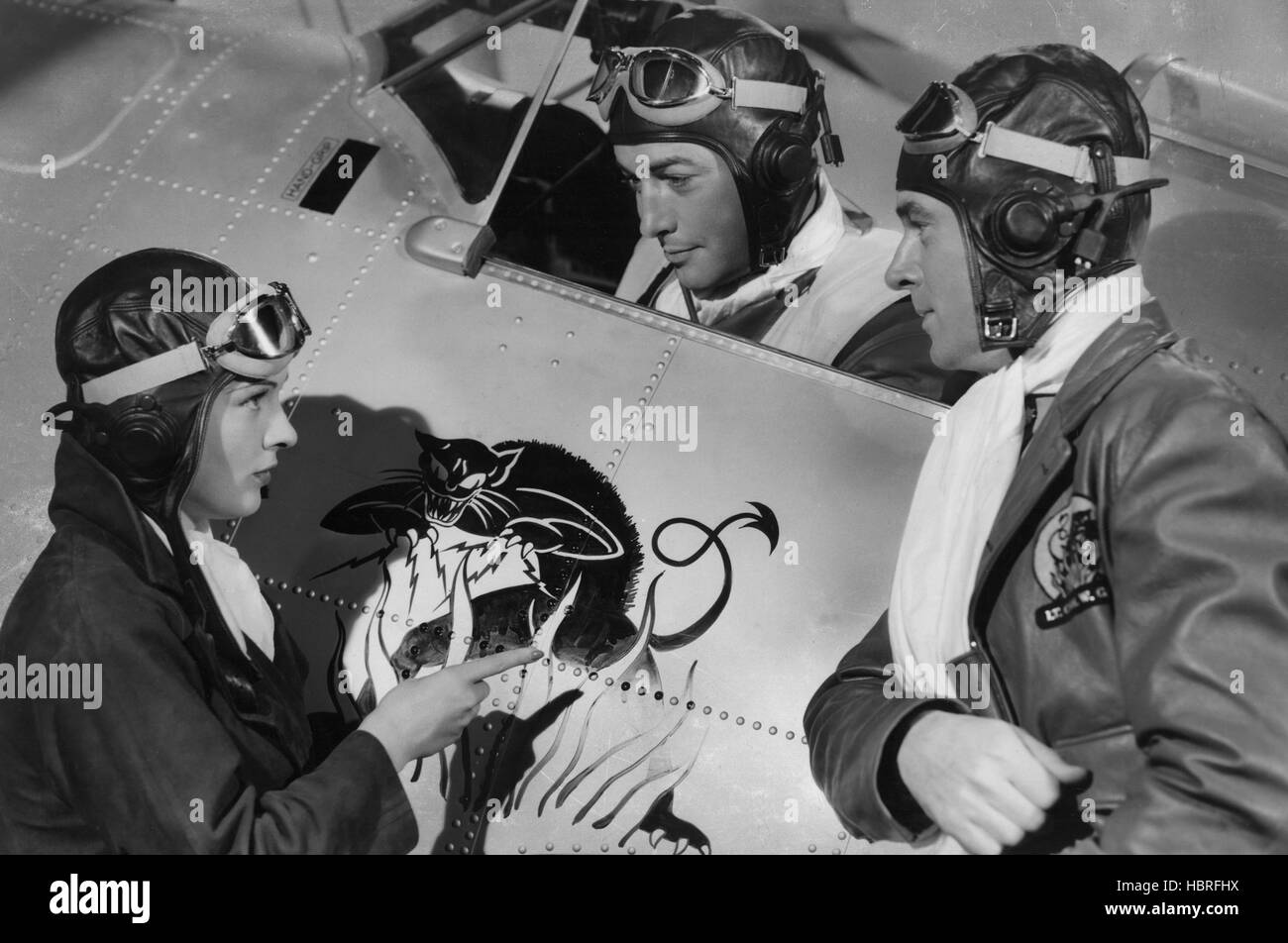 FLIGHT COMMAND, Ruth Hussey, Robert Taylor, Walter Pidgeon, 1940 Stock ...
