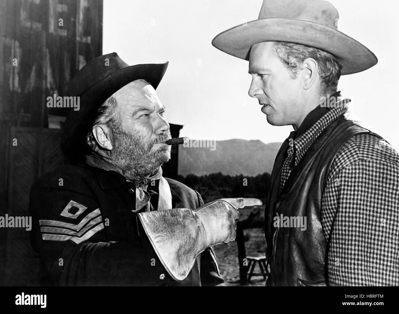 FLAMING FEATHER, from left, Edgar Buchanan, Sterling Hayden, 1952 Stock ...
