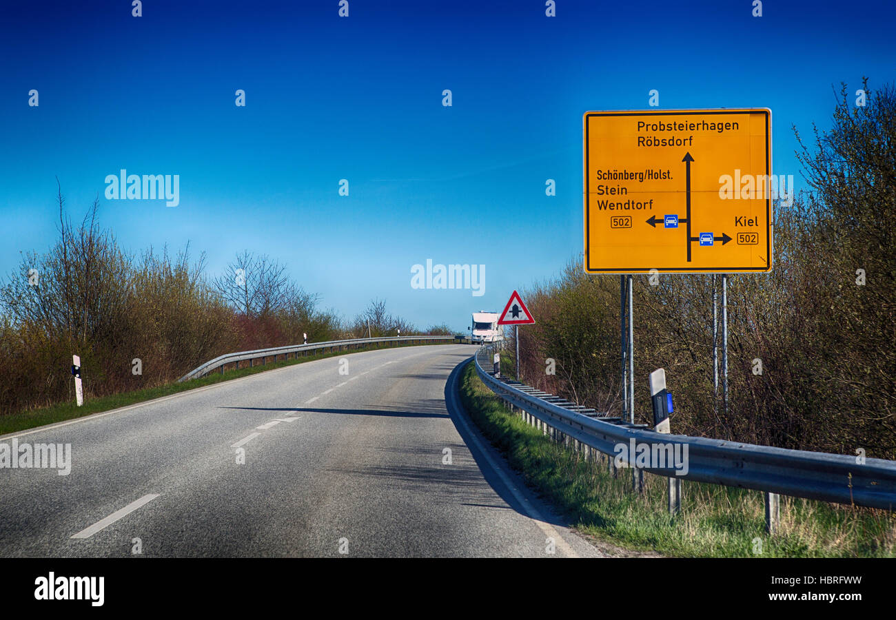 highway in northern germany Stock Photo - Alamy