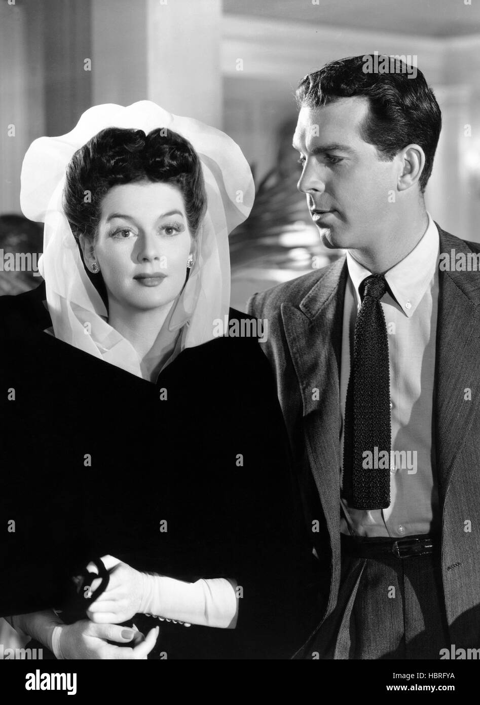 FLIGHT FOR FREEDOM, from left: Rosalind Russell, Fred MacMurray, 1943 ...