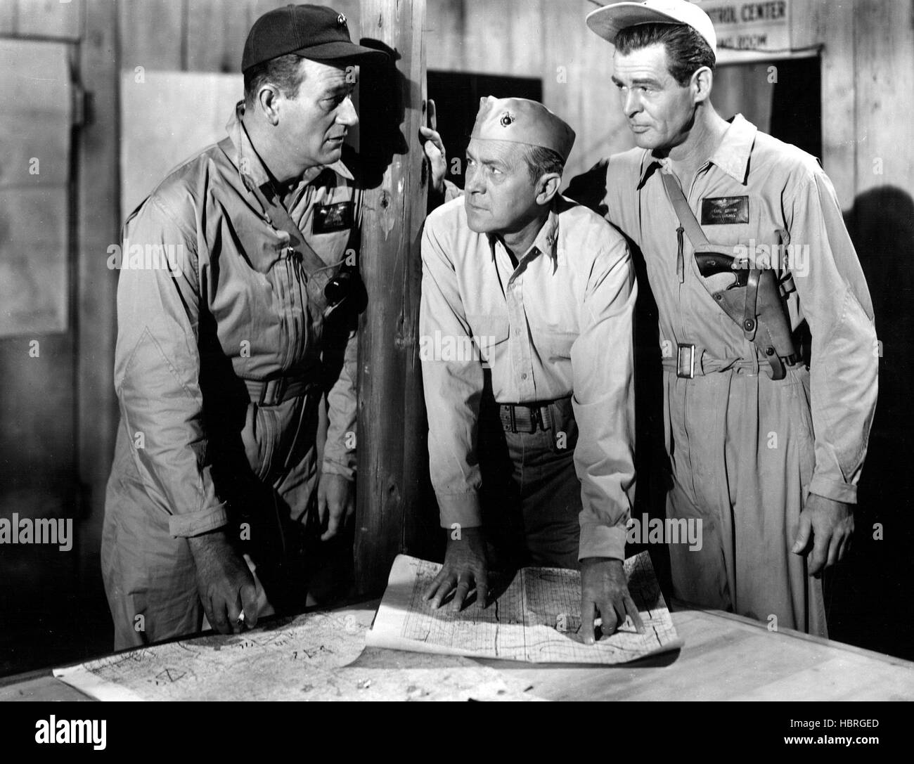 FLYING LEATHERNECKS, John Wayne, James Bell, Robert Ryan, 1951 Stock ...