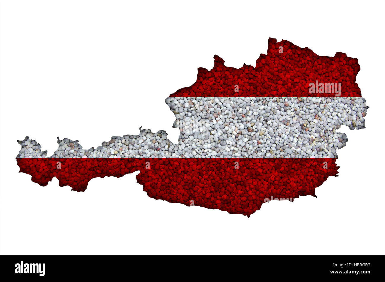 Austria outline map hi-res stock photography and images - Alamy