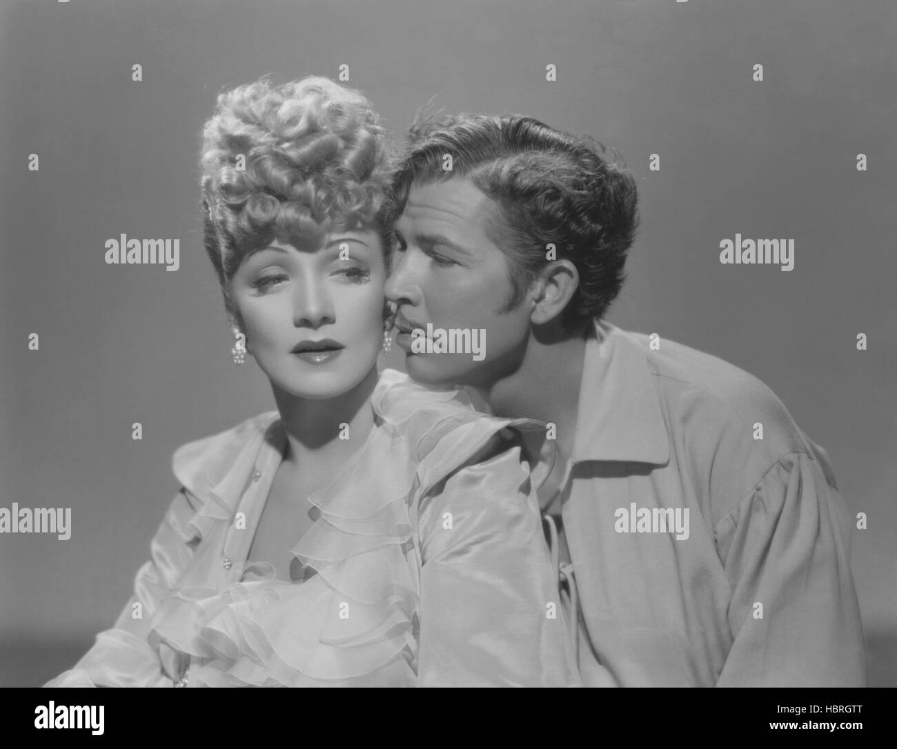 THE FLAME OF NEW ORLEANS, from left: Marlene Dietrich, Bruce Cabot ...