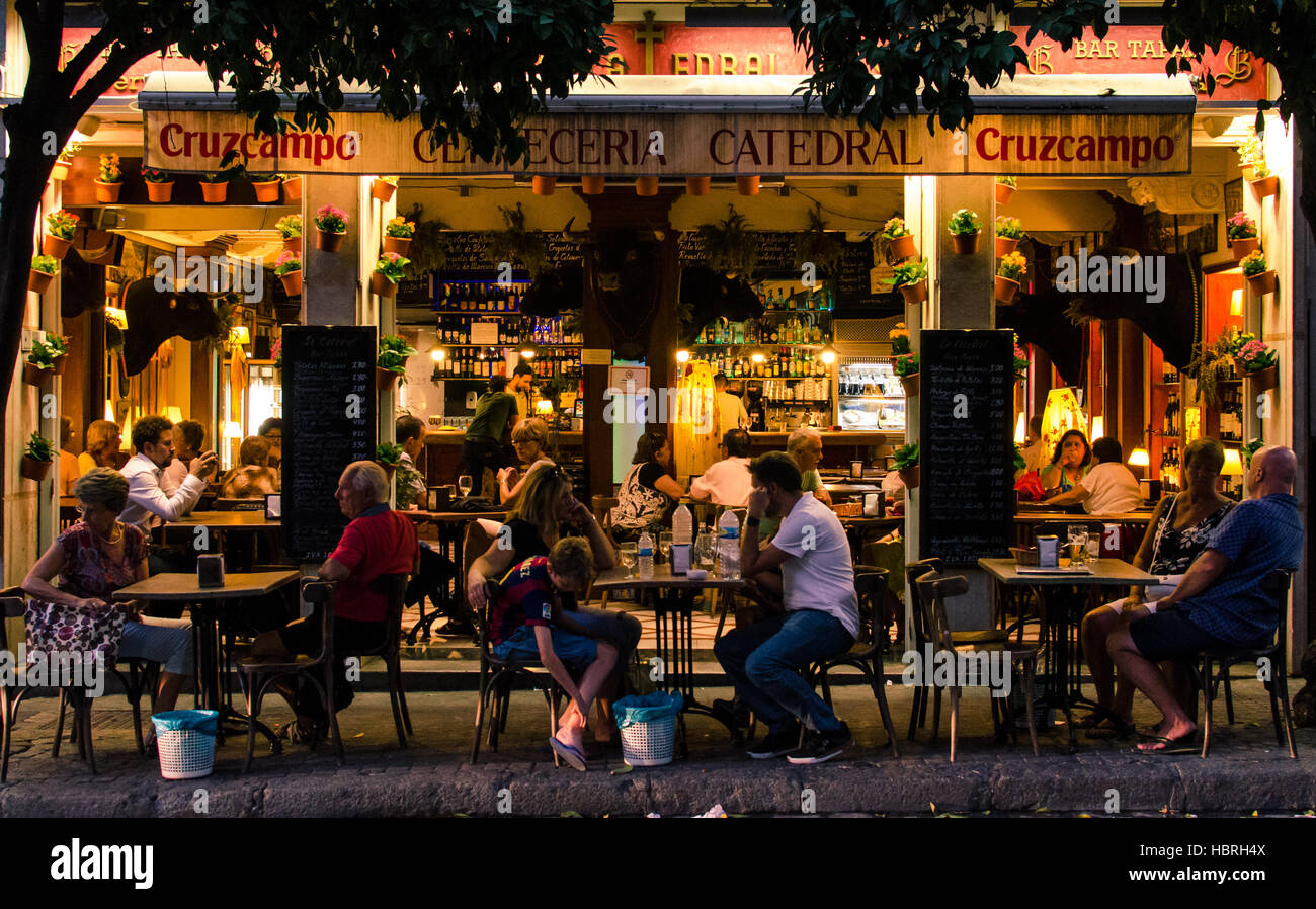 Seville, the colorful streets of Spain Stock Photo - Alamy