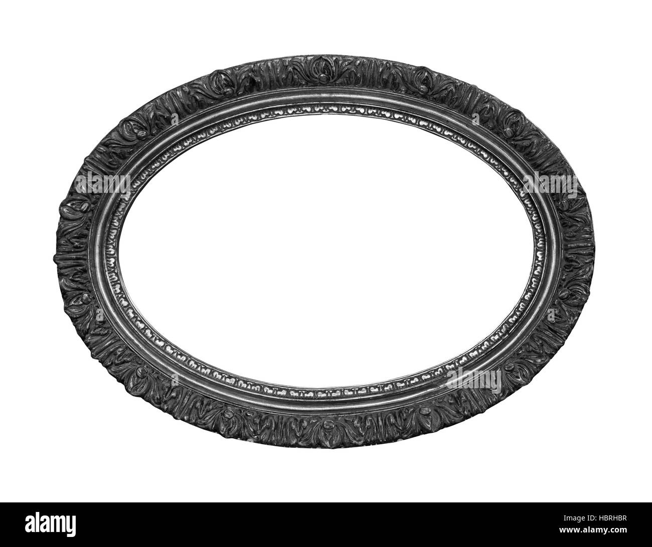 Oval silver frame hi-res stock photography and images - Alamy