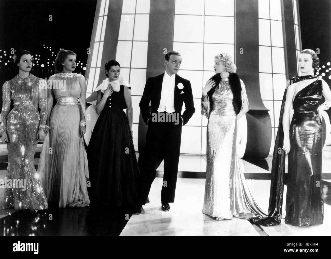 FOLLOW THE FLEET, from left, Joy Hodges, Jane Hamilton, Lita Chevret ...