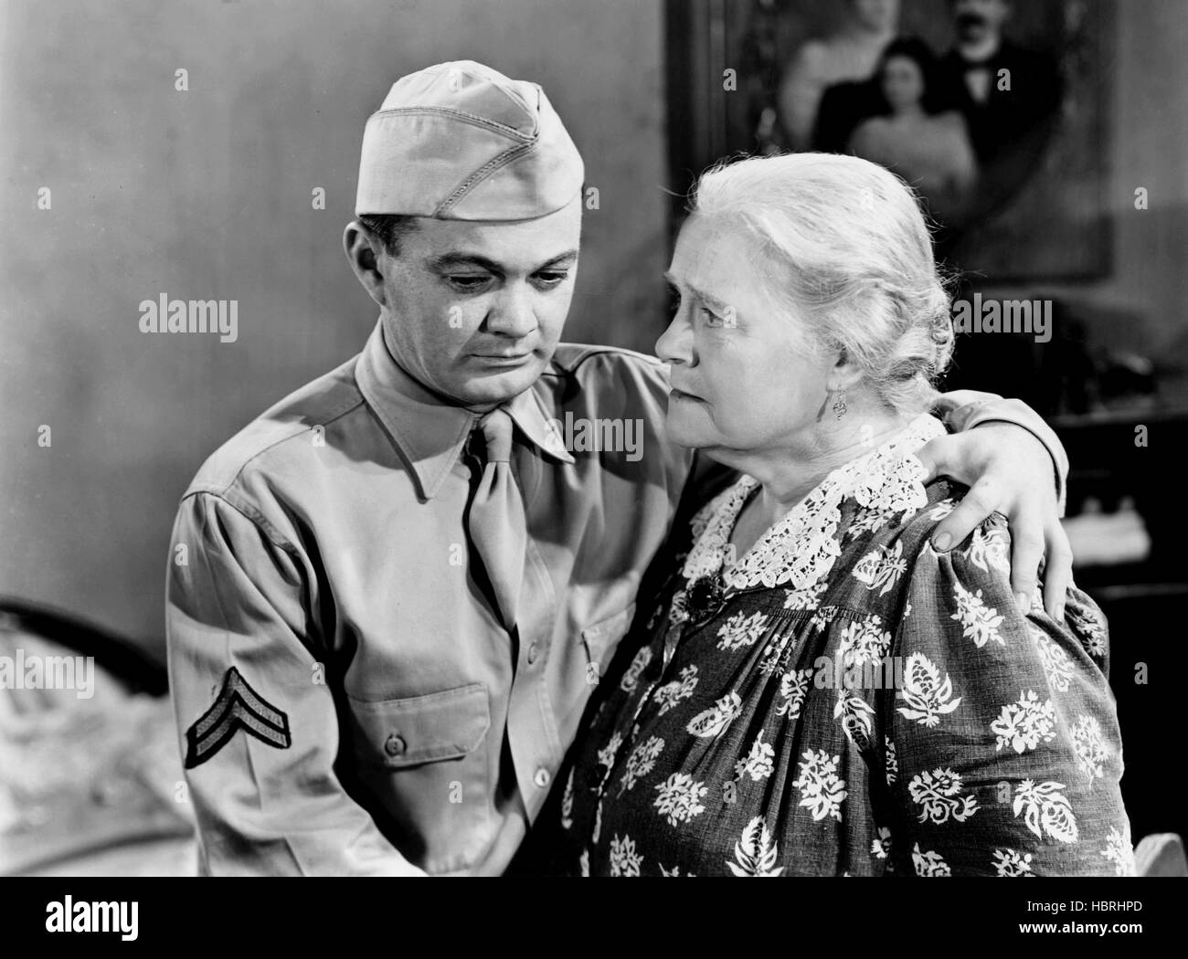 FOLLOW THE LEADER, from left, Leo Gorcey, Mary Gordon, 1944 Stock Photo ...