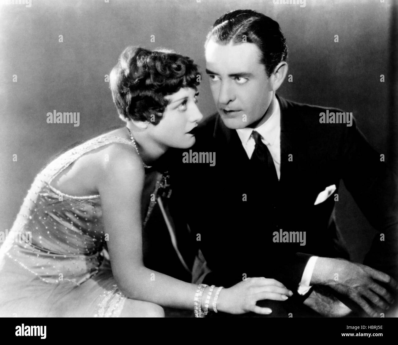 FOUR WALLS, from left: Joan Crawford, John Gilbert, 1928 Stock Photo ...