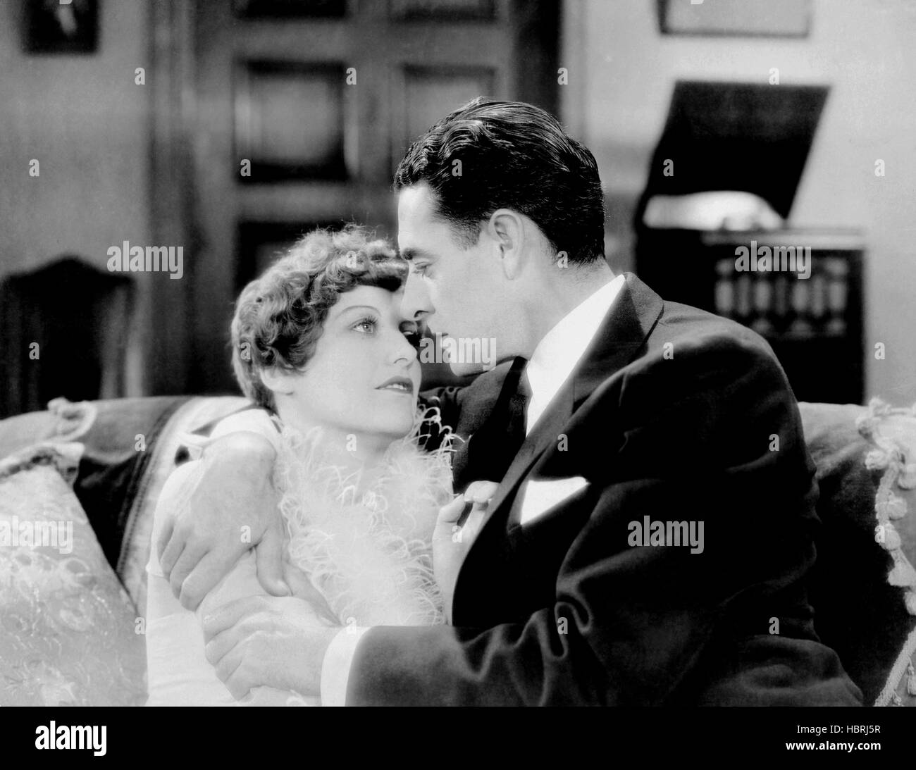 FOUR WALLS, from left, Joan Crawford, John Gilbert, 1928 Stock Photo ...