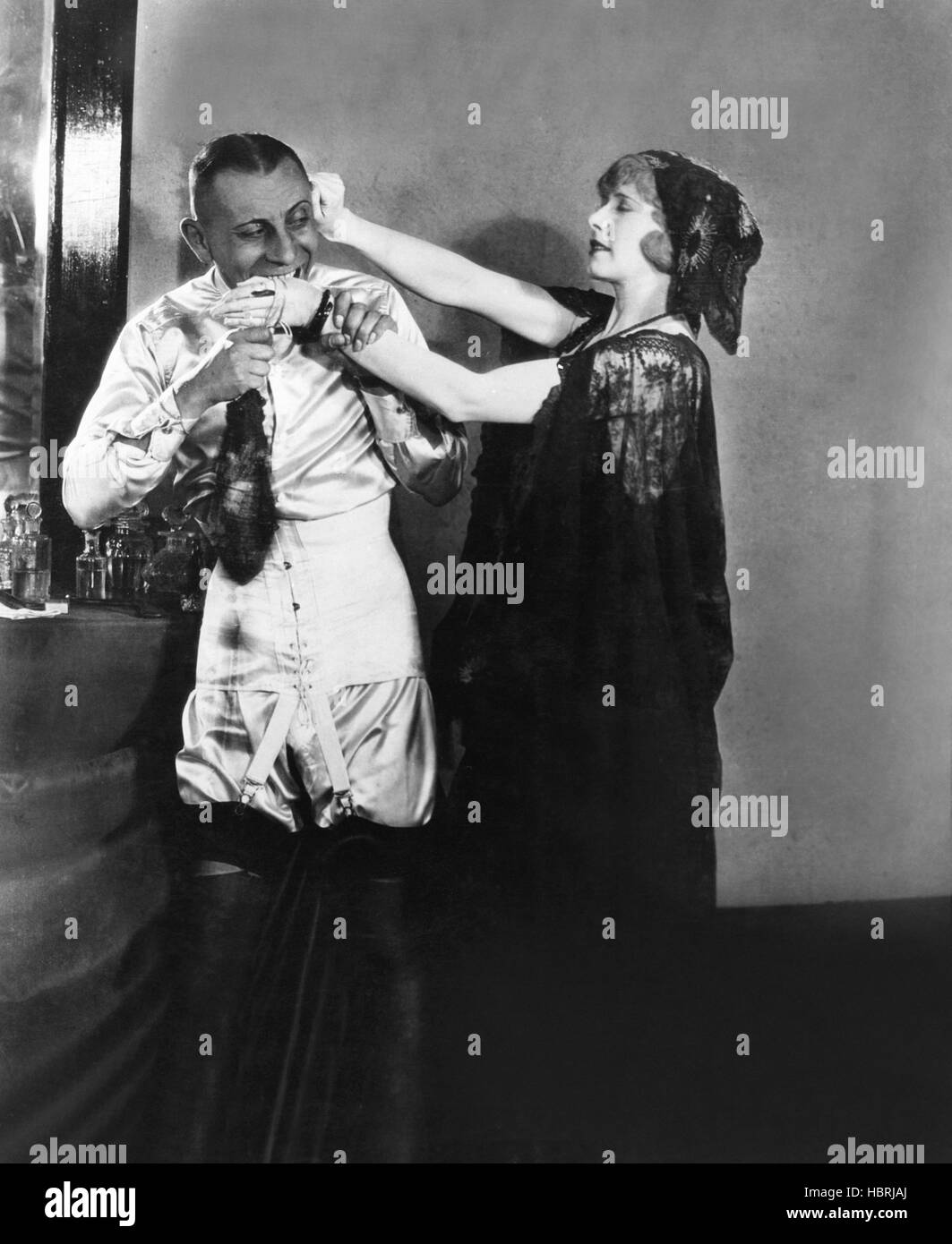 FOOLISH WIVES, from left, Erich von Stroheim, Mae Busch, 1922 Stock ...