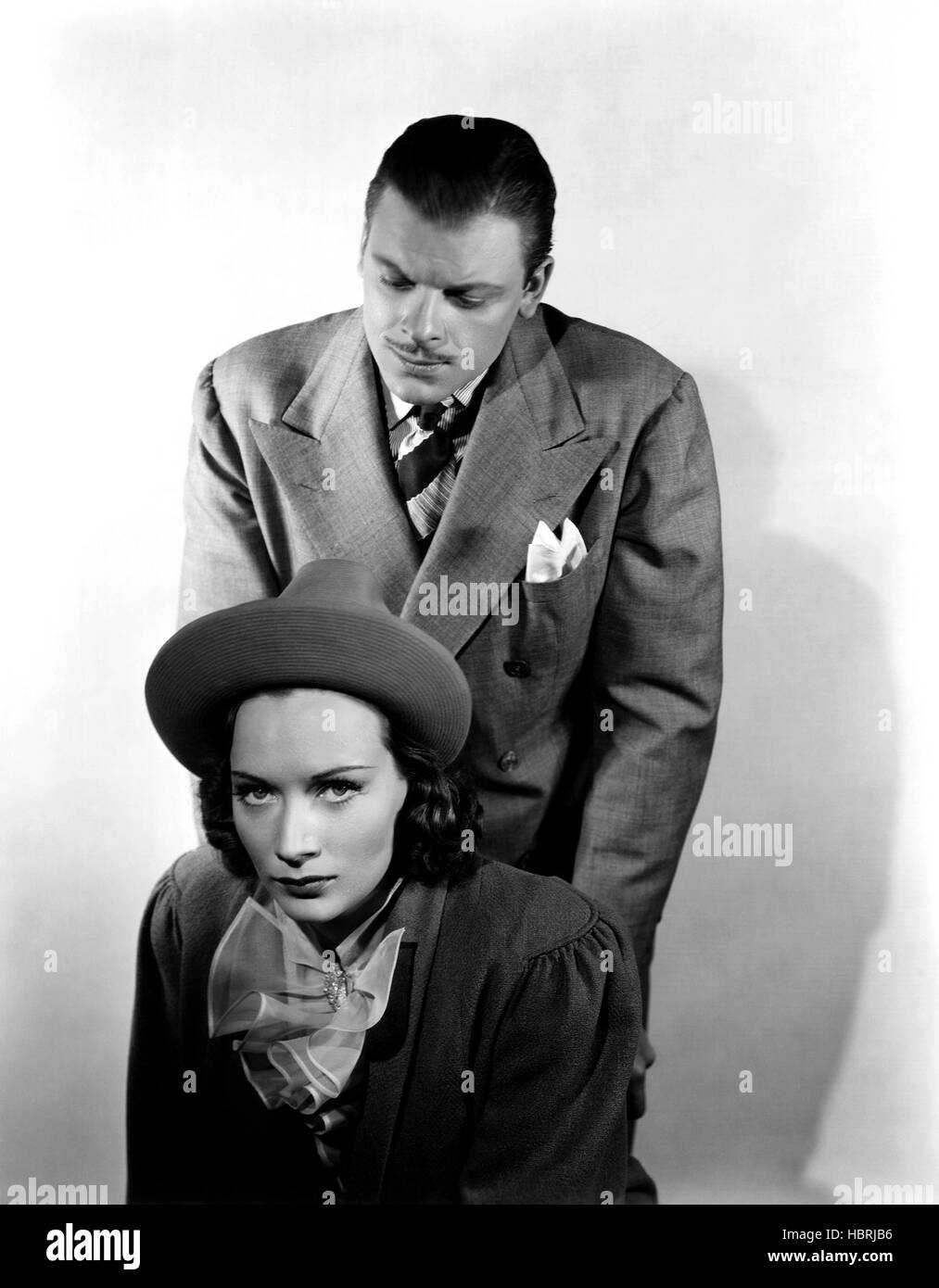 THE FORGOTTEN WOMAN, from top, Donald Briggs, Sigrid Gurie, 1939 Stock ...