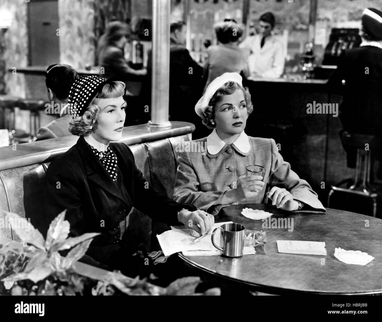 FORGOTTEN WOMEN, from left, Veda Ann Borg, Elyse Knox, 1949 Stock Photo ...