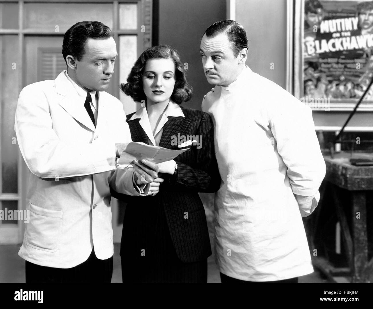 FRAMED, from left, Frank Albertson, Constance Moore, Jerome Cowan, 1940 ...