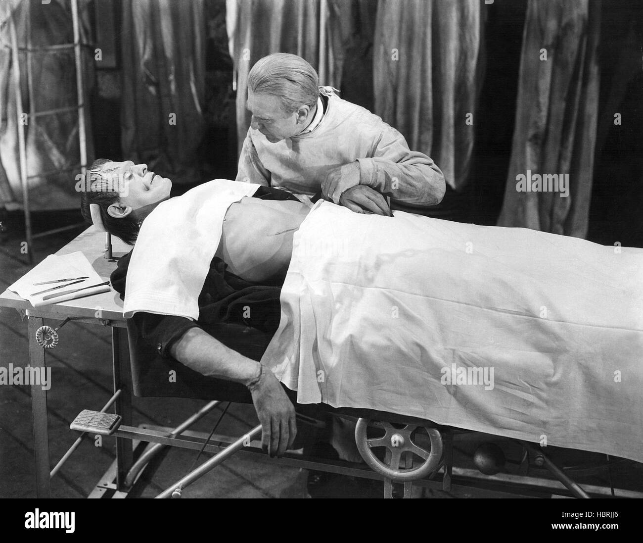 FRANKENSTEIN,1931, Boris Karloff and Edward Von Sloane Stock Photo - Alamy