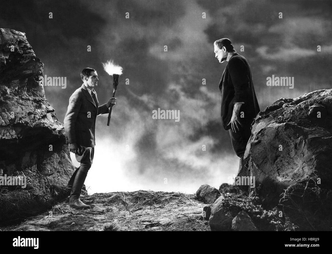 FRANKENSTEIN, Colin Clive, Boris Karloff, 1931 Stock Photo - Alamy