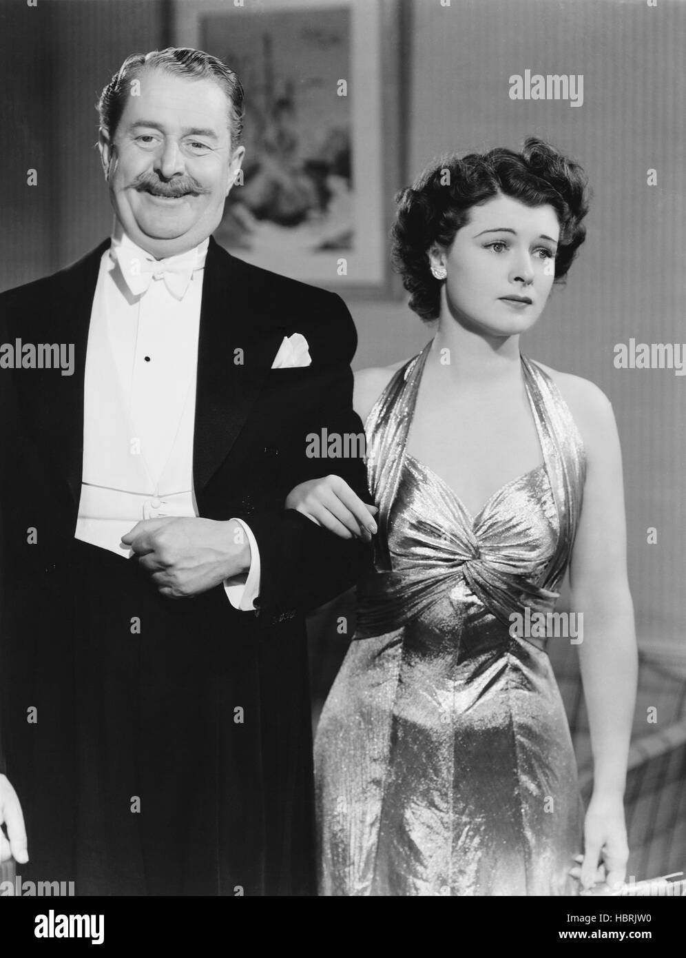 FREE AND EASY, from left, Nigel Bruce, Ruth Hussey, 1941 Stock Photo ...