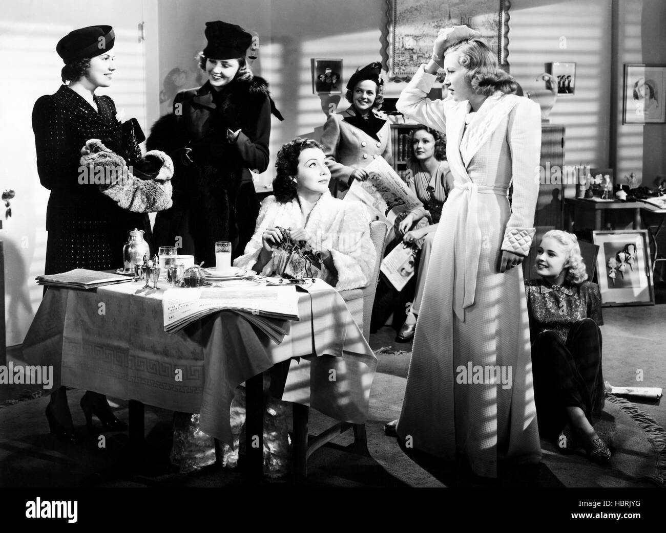 FREE, BLONDE AND 21, front from left: Kay Aldridge, Joan Valerie, Lynn ...