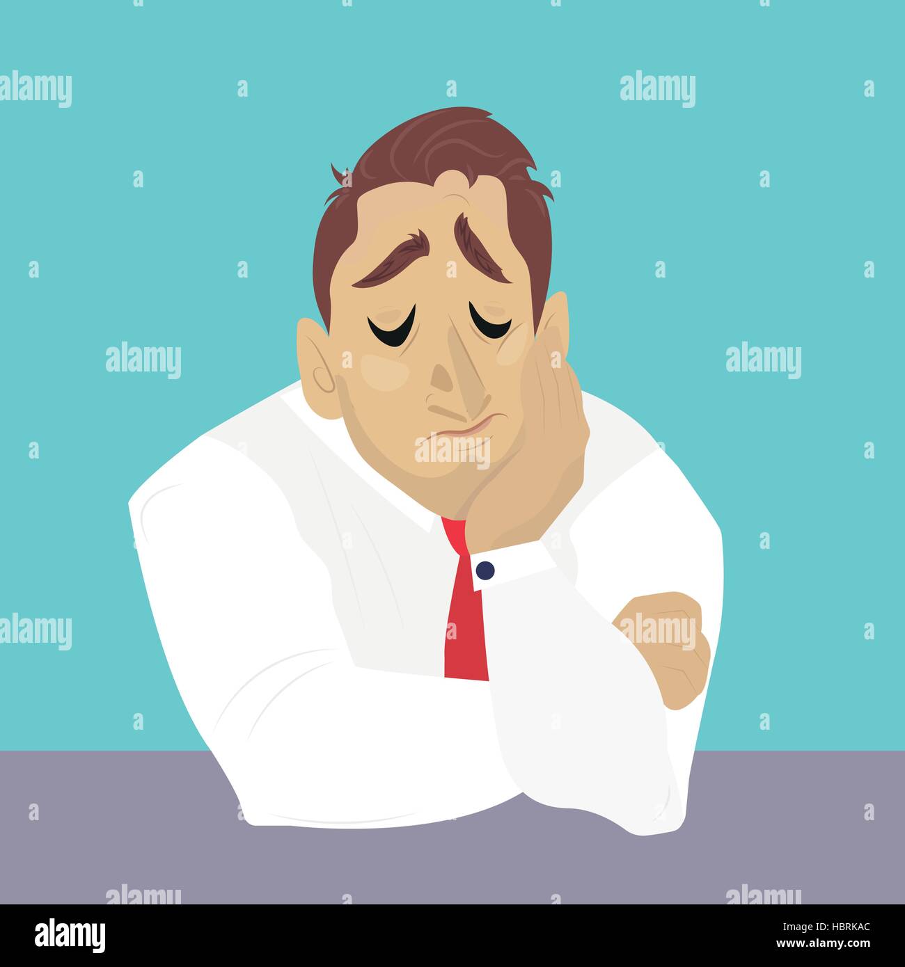 Stress from work angry Stock Vector Images - Alamy