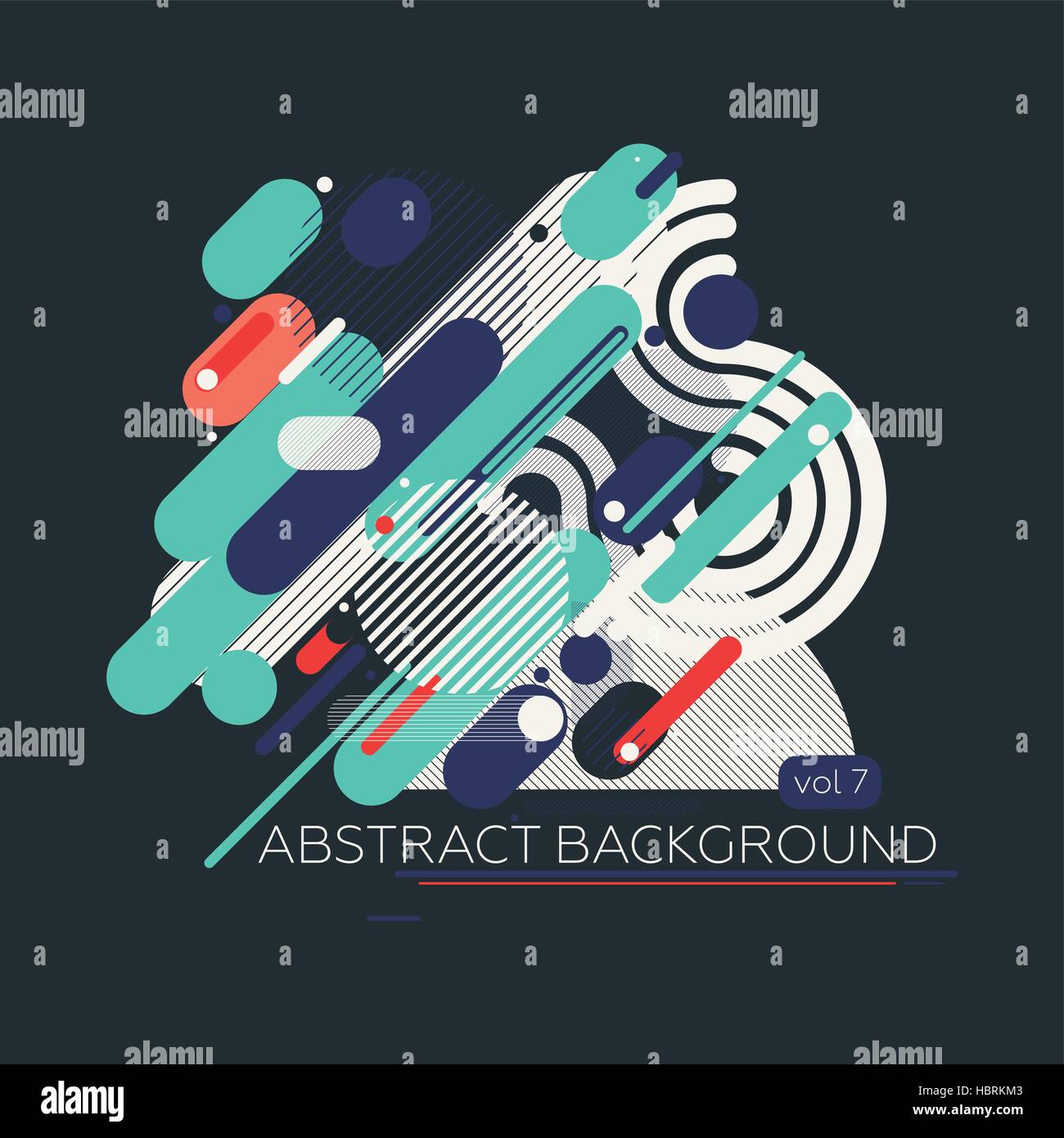 Flat space colorful composition Stock Vector Images - Alamy