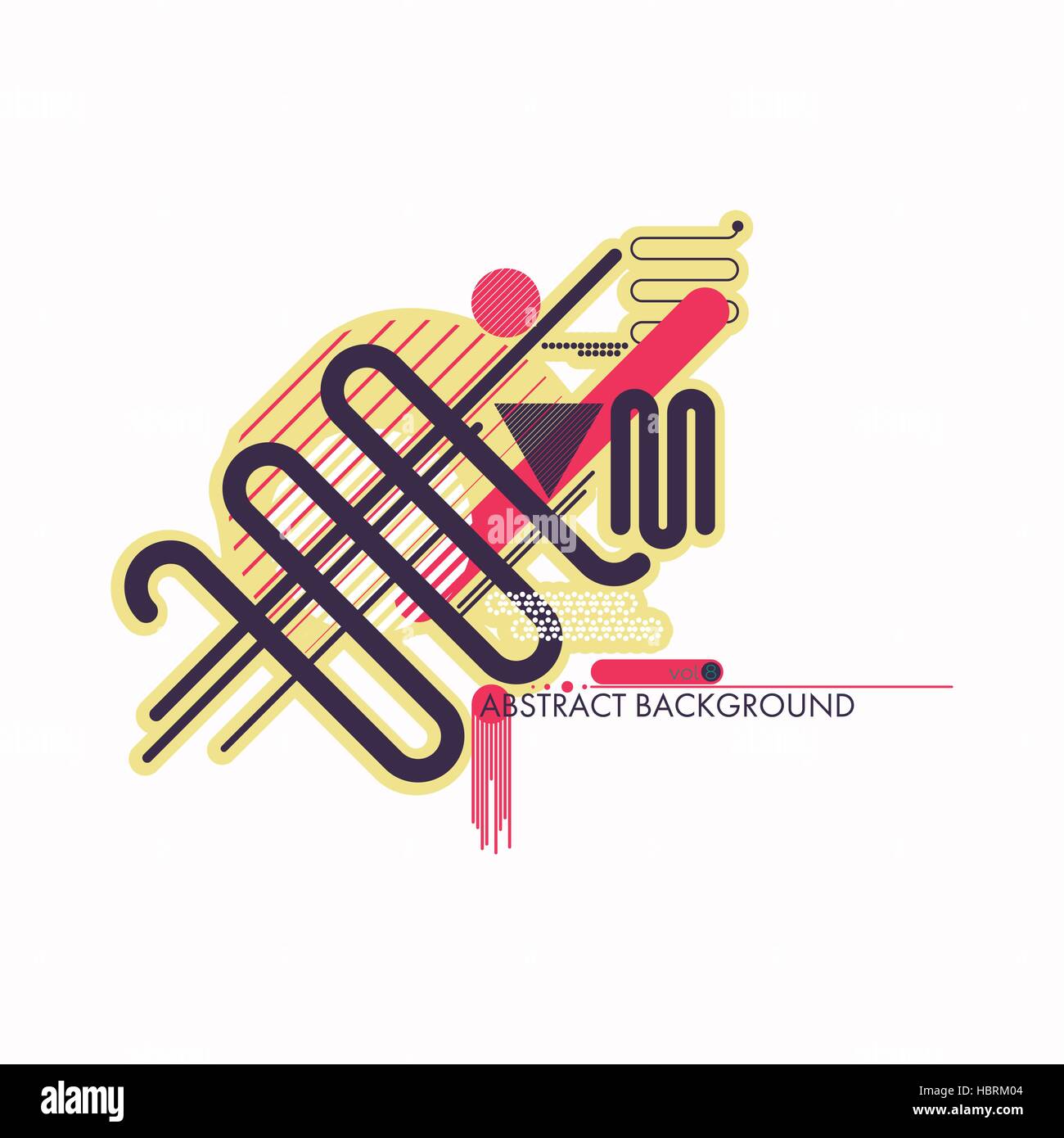 Chaotic numbers Stock Vector Images - Alamy