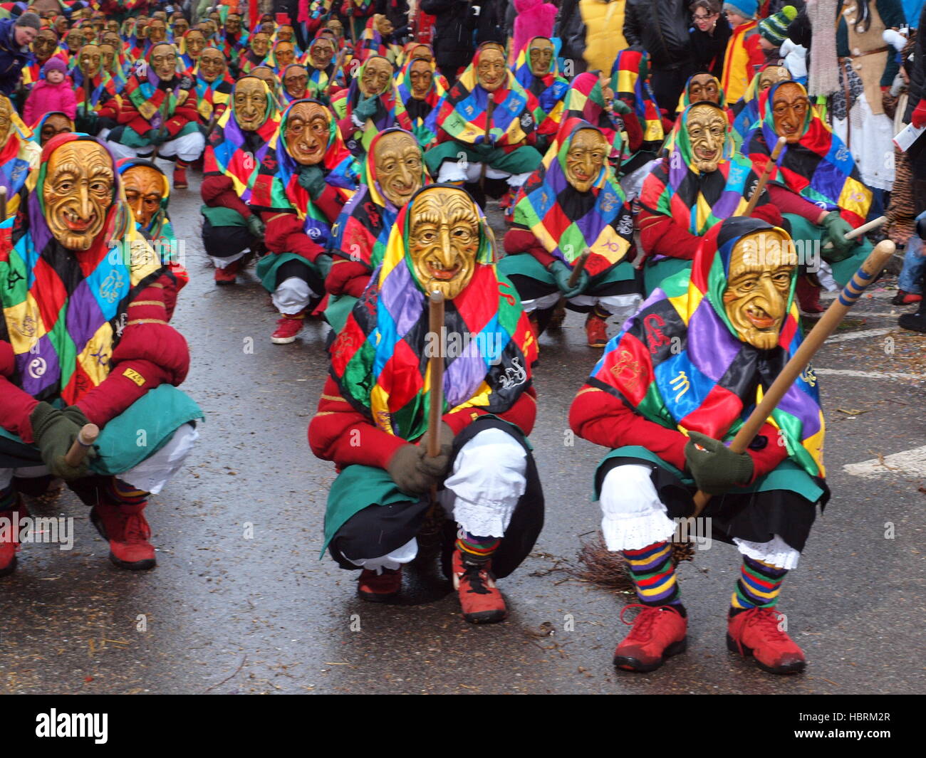 Fool-jump in Weingarten, upper swabia Stock Photo - Alamy