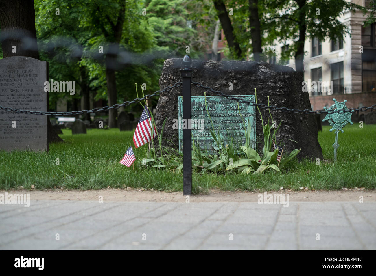 Boston - Samuel Adams Memorial Stock Photo - Alamy
