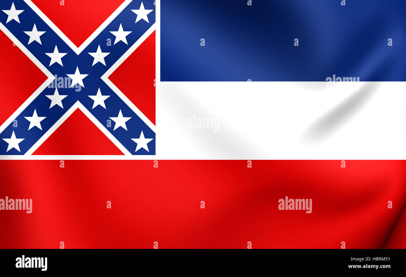 Flag of Mississippi, USA Stock Photo - Alamy