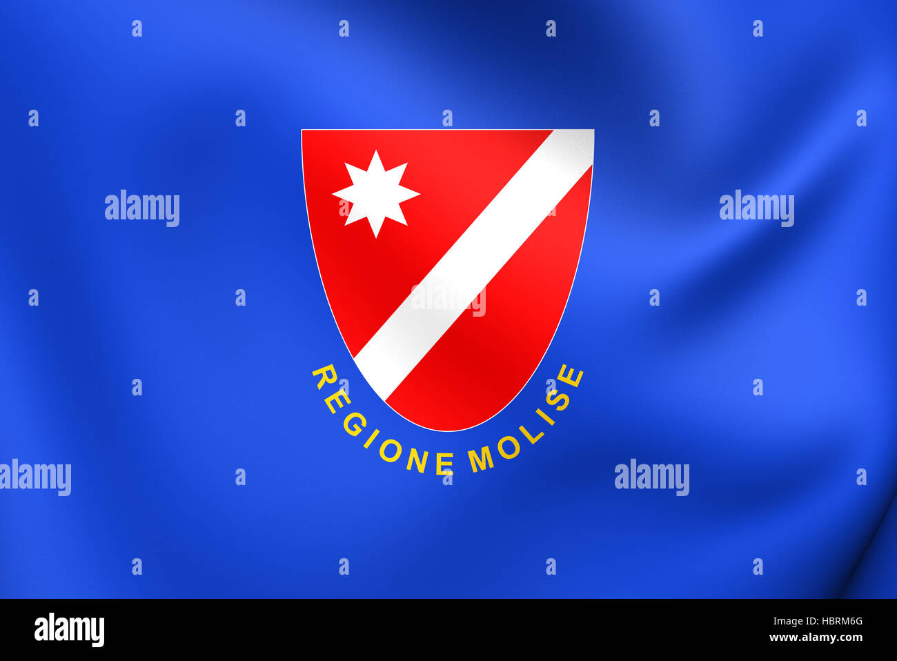 Flag of Molise, Italy Stock Photo - Alamy