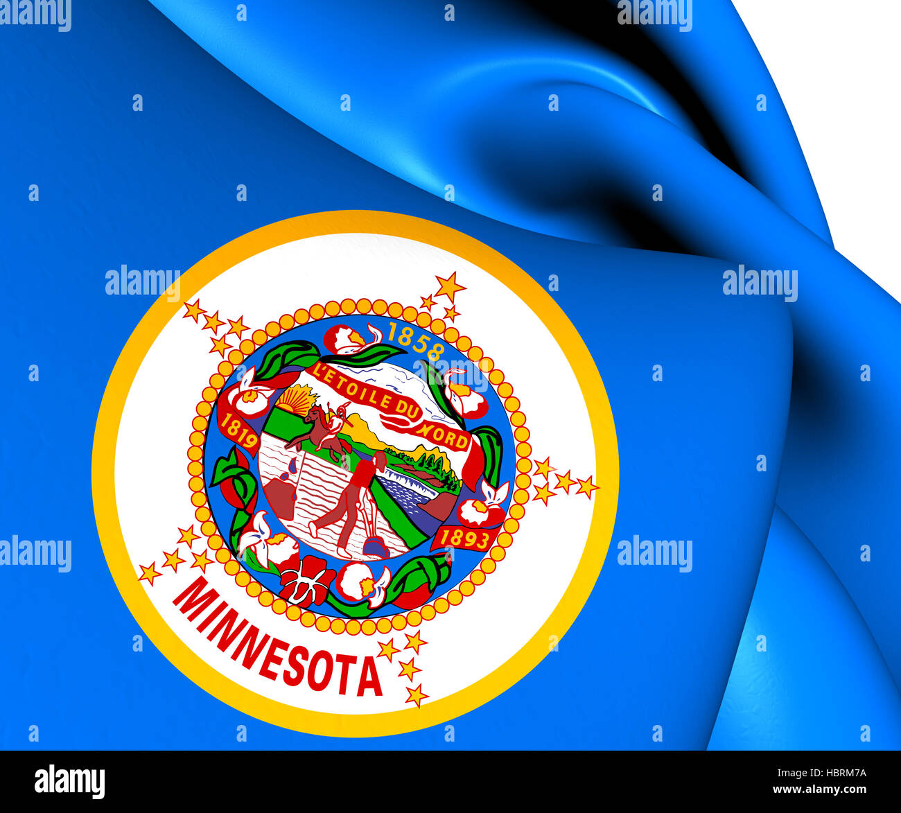 Flag of Minnesota Stock Photo - Alamy