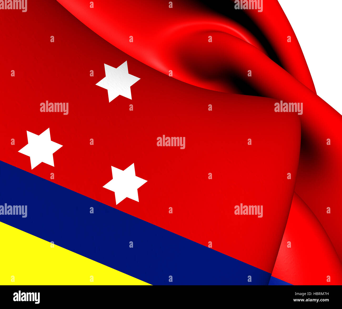 Flag of Monistrol de Montserrat Stock Photo - Alamy