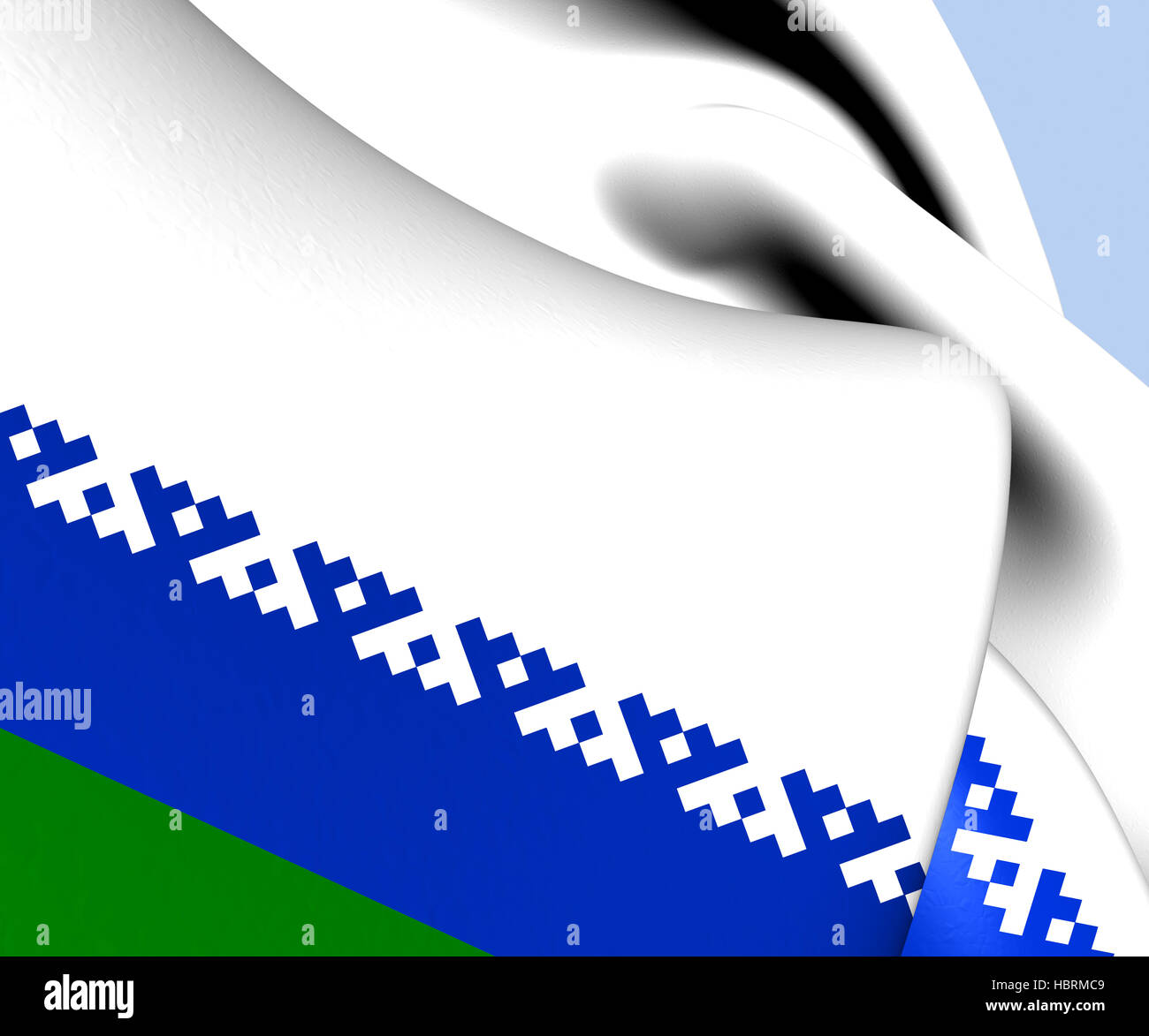 Flag of Nenets Autonomous Okrug Stock Photo - Alamy