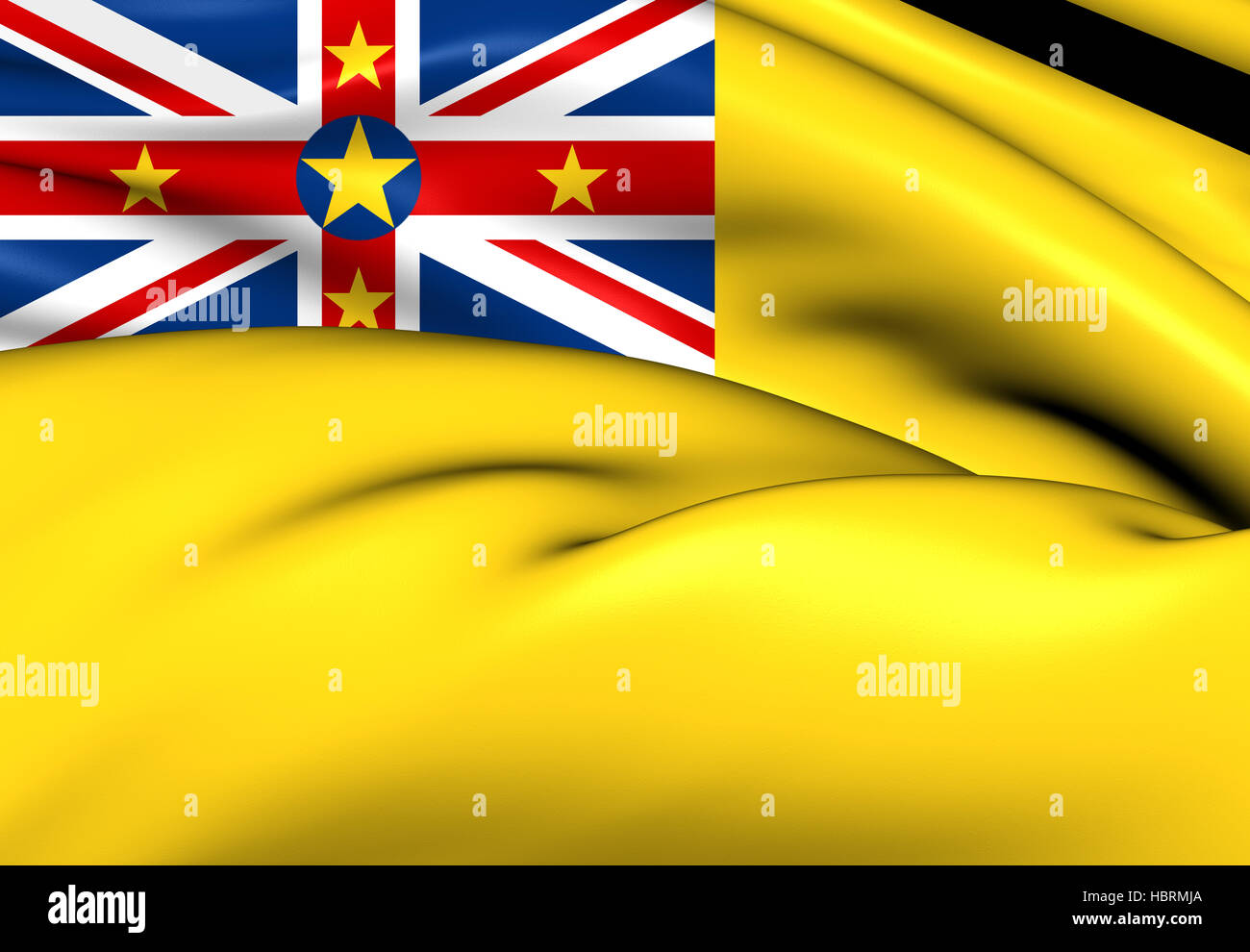 Flag of Niue Stock Photo - Alamy