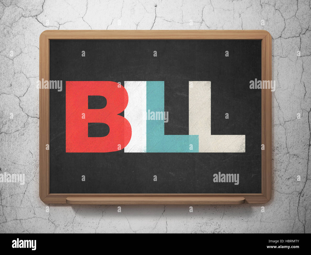 Banking concept: Bill on School board background Stock Photo - Alamy