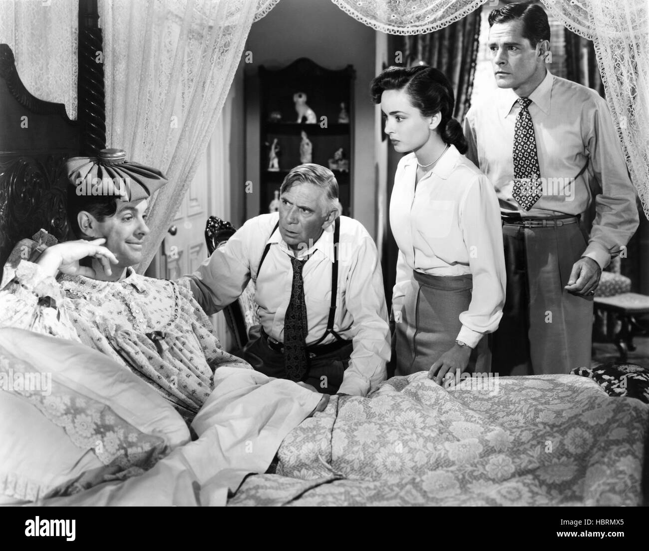 FREE FOR ALL, from left: Robert Cummings, Ray Collins, Ann Blyth ...