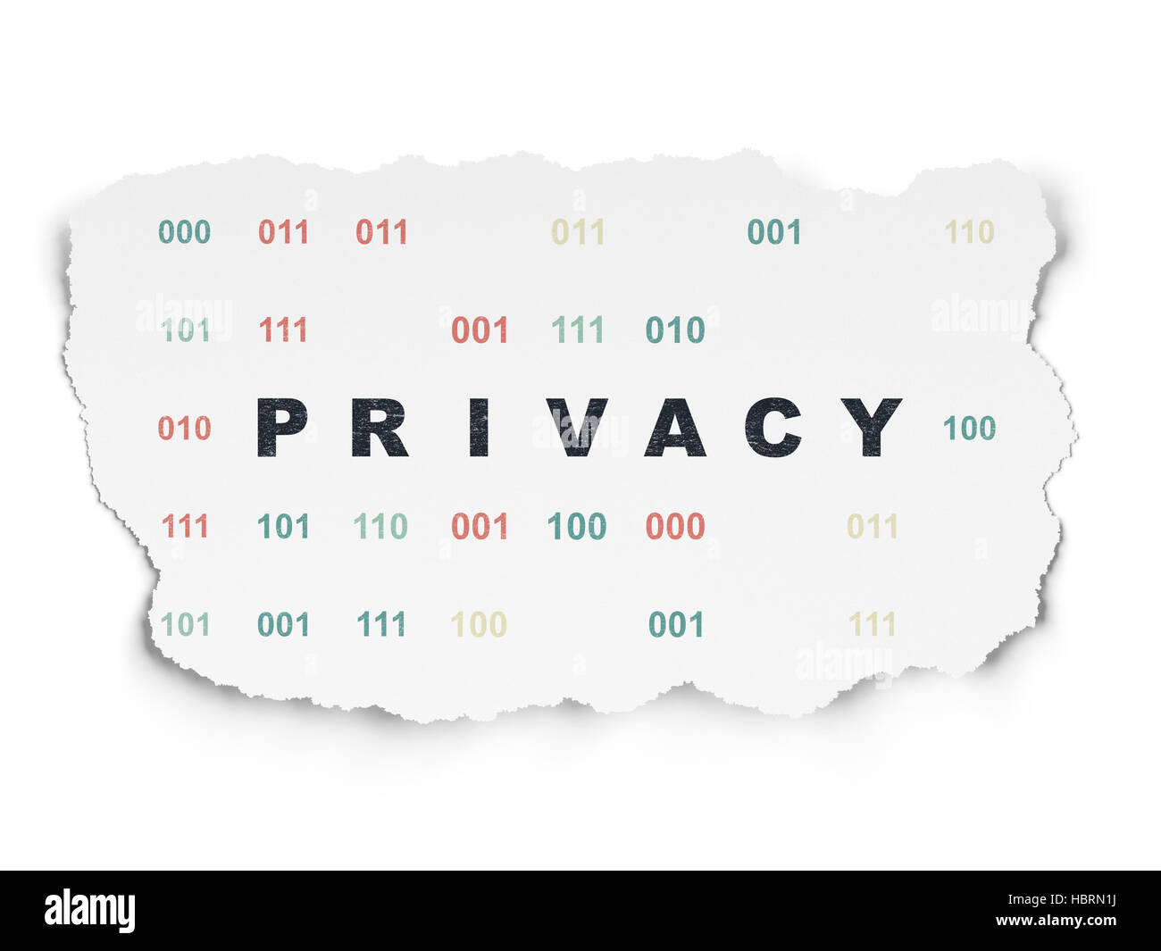 Privacy concept: Privacy on Torn Paper background Stock Photo - Alamy