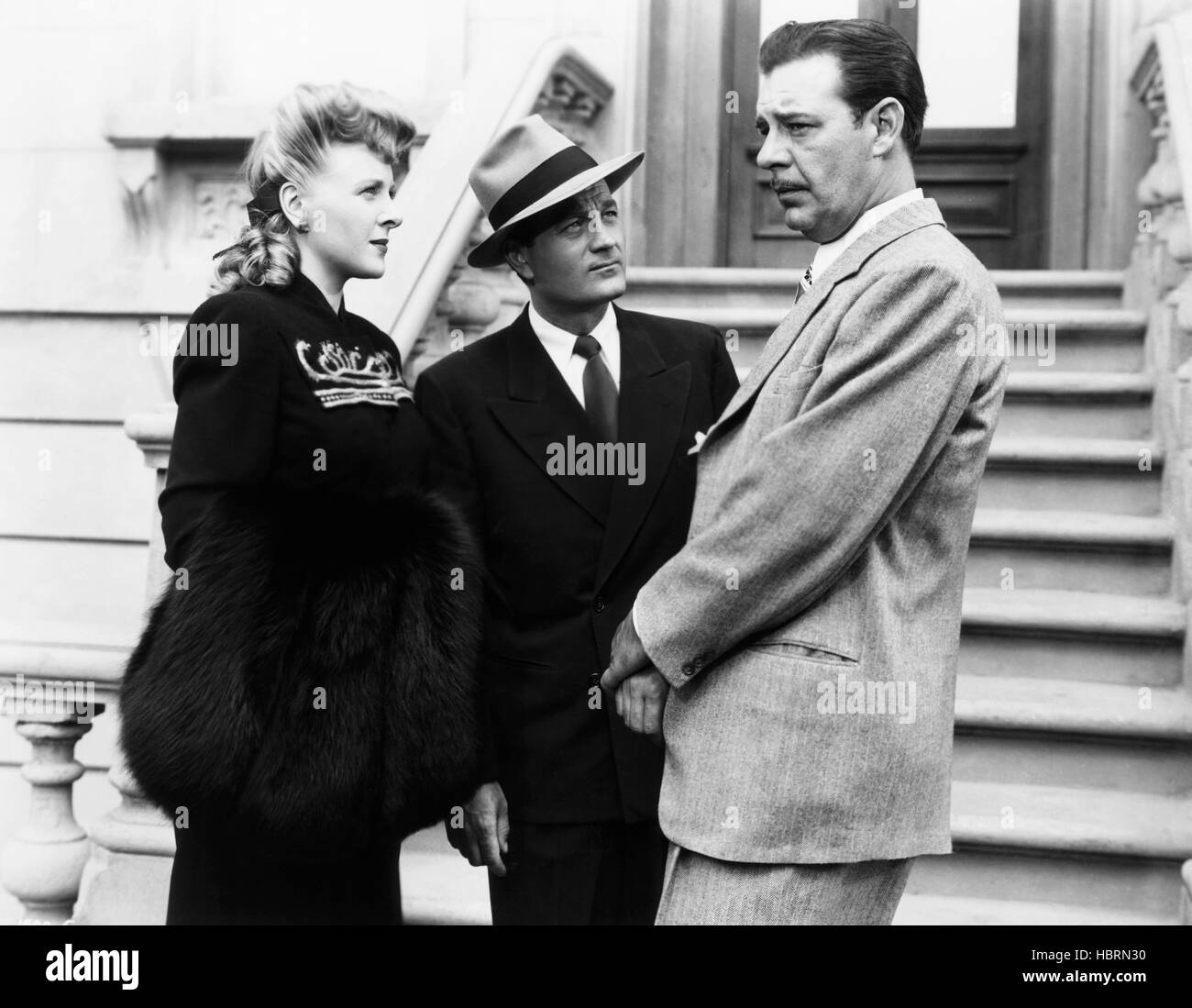 THE FROZEN GHOST, from left, Evelyn Ankers, Milburn Stone, Lon Chaney ...