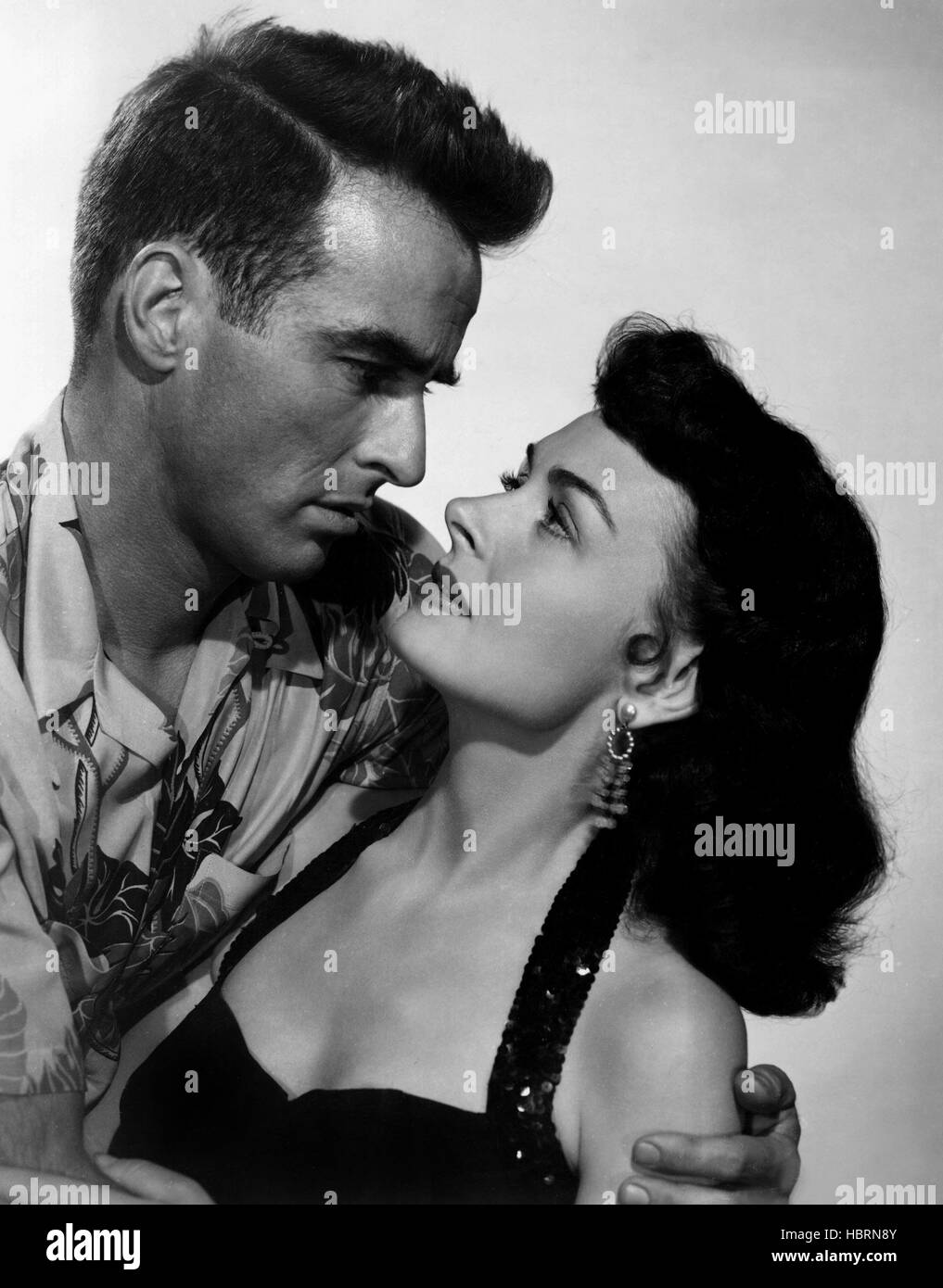 FROM HERE TO ETERNITY, Montgomery Clift, Donna Reed, 1953 Stock Photo ...