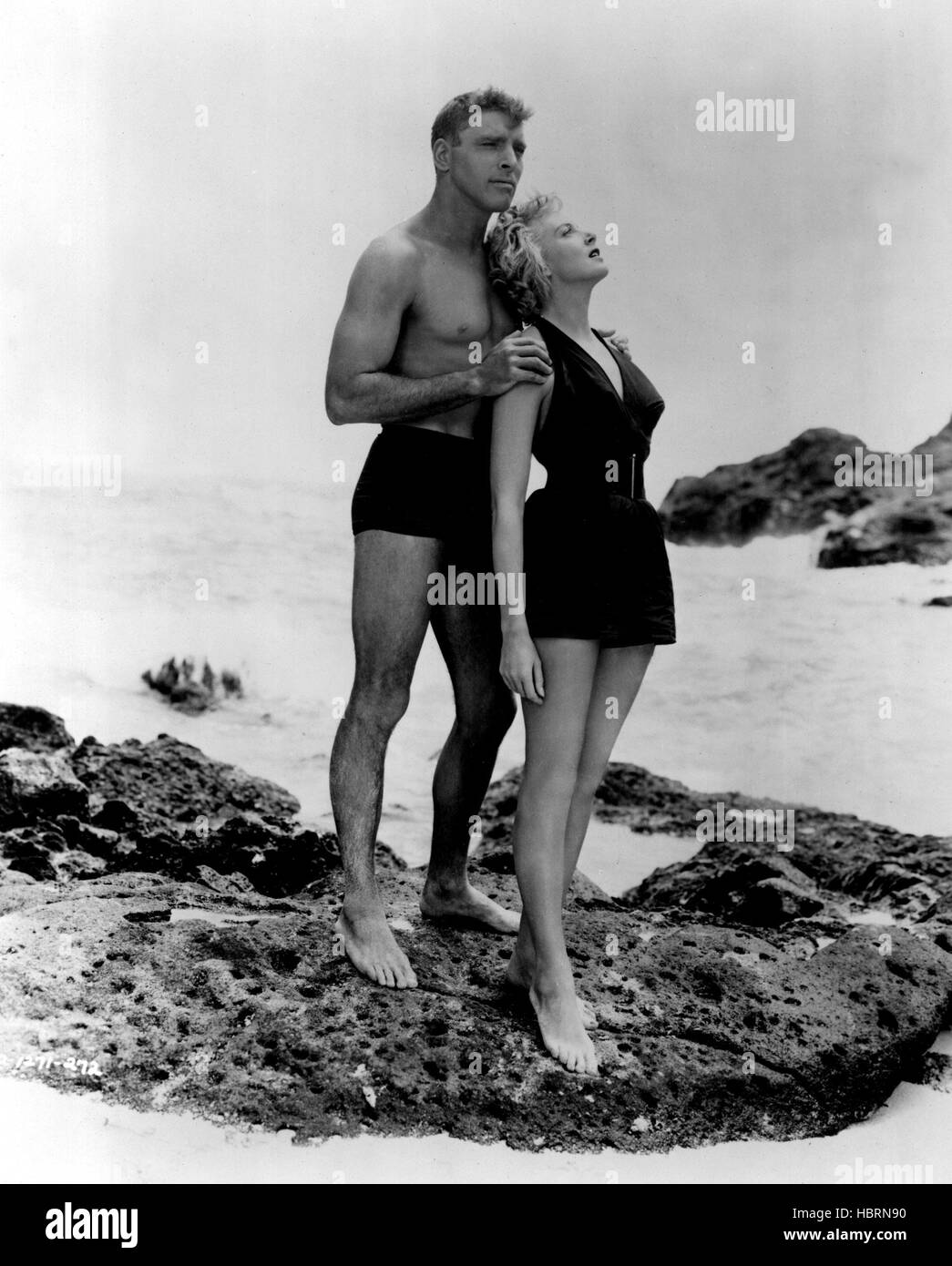 FROM HERE TO ETERNITY, Burt Lancaster, Deborah Kerr, 1953 Stock Photo ...