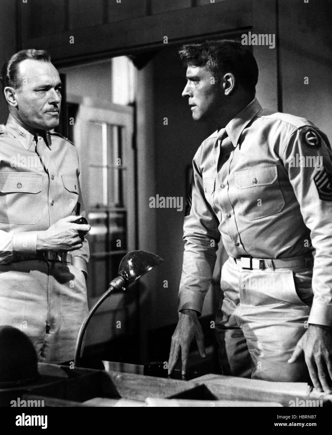FROM HERE TO ETERNITY, Philip Ober, Burt Lancaster, 1953 Stock Photo ...