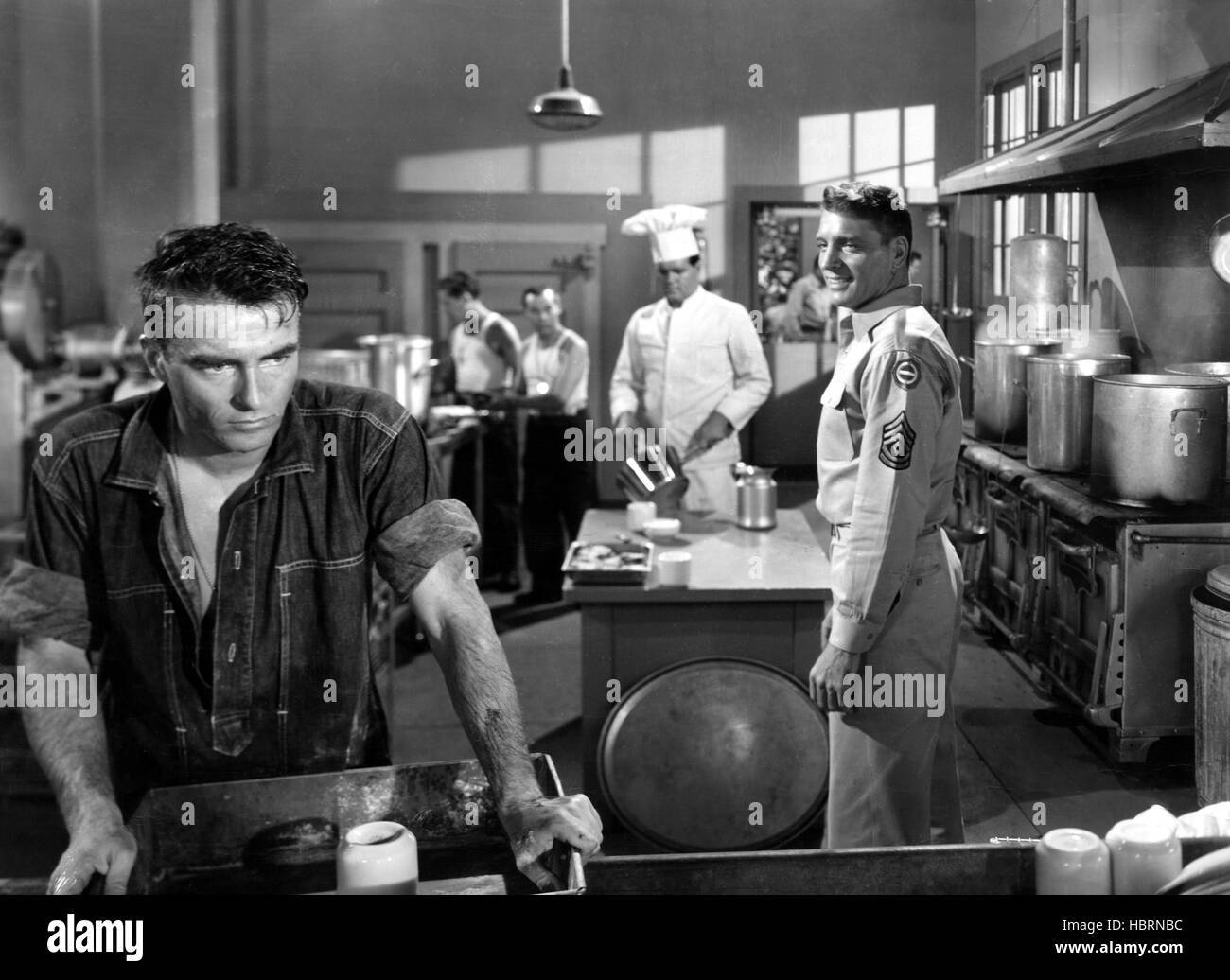 FROM HERE TO ETERNITY Montgomery Clift Burt Lancaster 1953 Stock FROM HERE TO ETERNITY Montgomery Clift Burt Lancaster 1953 Stock