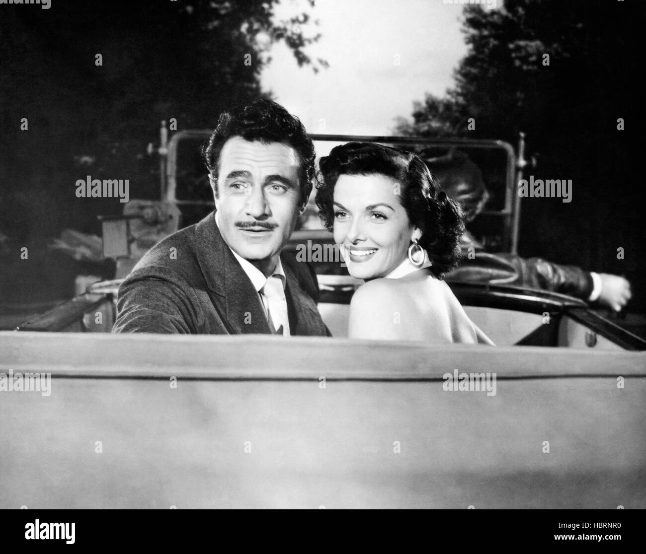 THE FRENCH LINE, from left, Gilbert Roland, Jane Russell, 1954 Stock ...
