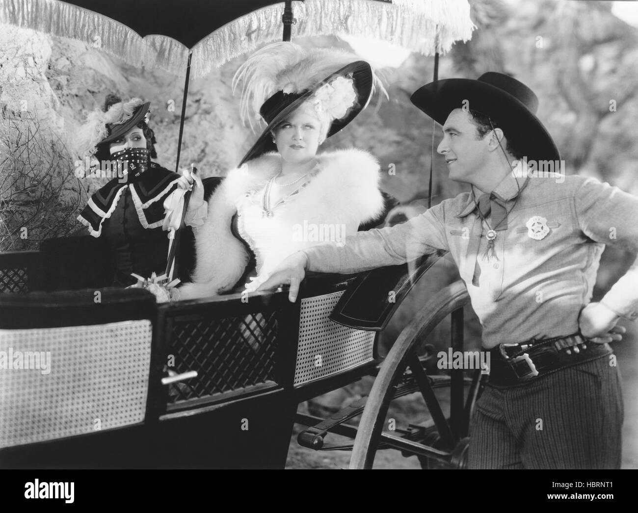 FRONTIER MARSHAL, from left: Irene Bentley, Ruth Gillette, George O ...