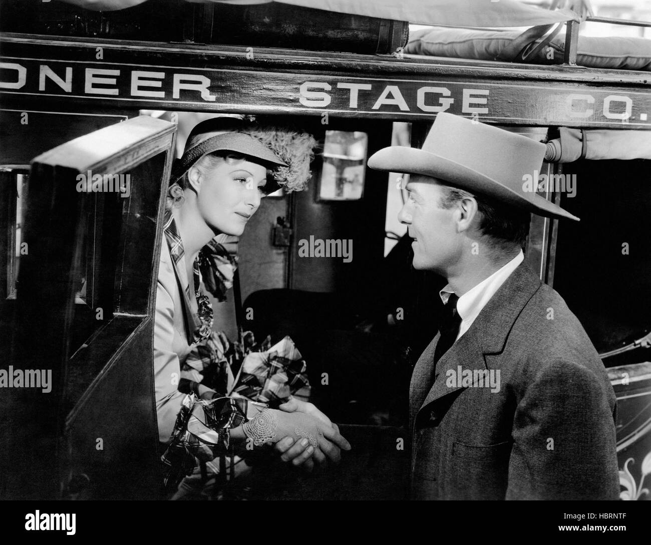 FRONTIER MARSHAL, from left, Binnie Barnes, Randolph Scott, 1939, TM ...
